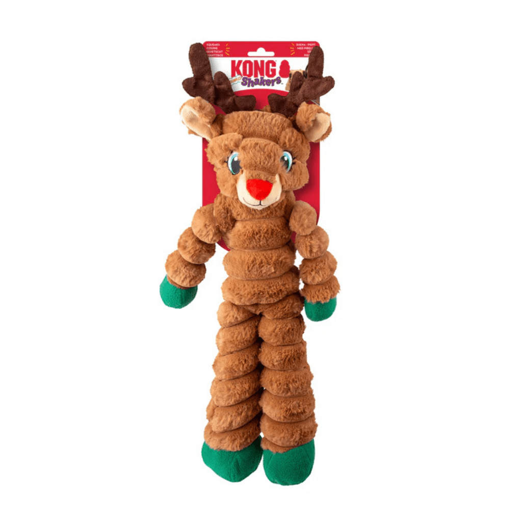 KONG Holiday 2025 Shakers Crumples Reindeer XL | The Urban Pet Store